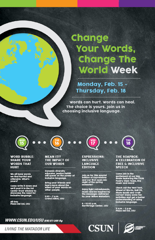 CSUN Hosts Inclusive Language Week to Raise Awareness About Mindful ...