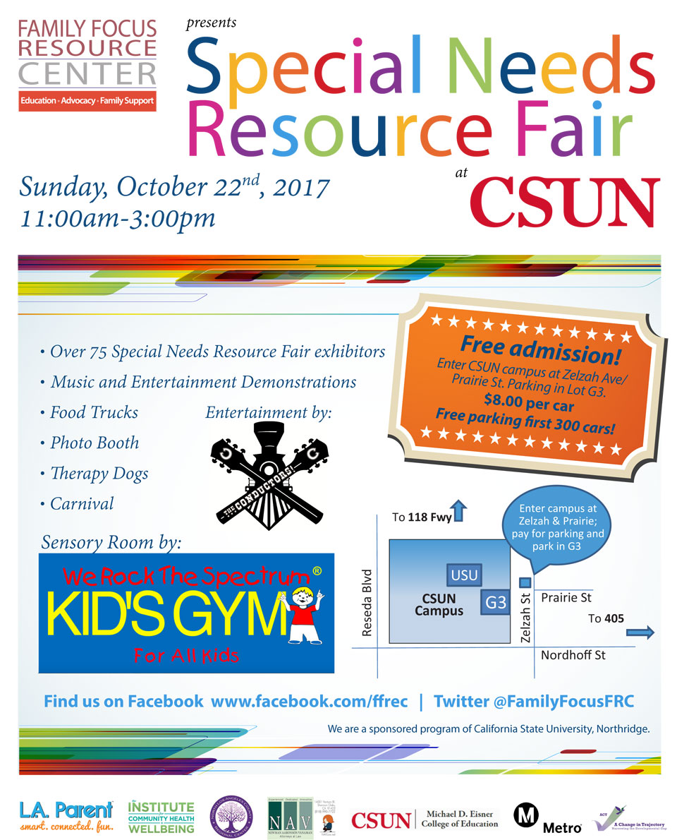 CSUN to Host Resource Fair for Families with Kids with Special Needs ...
